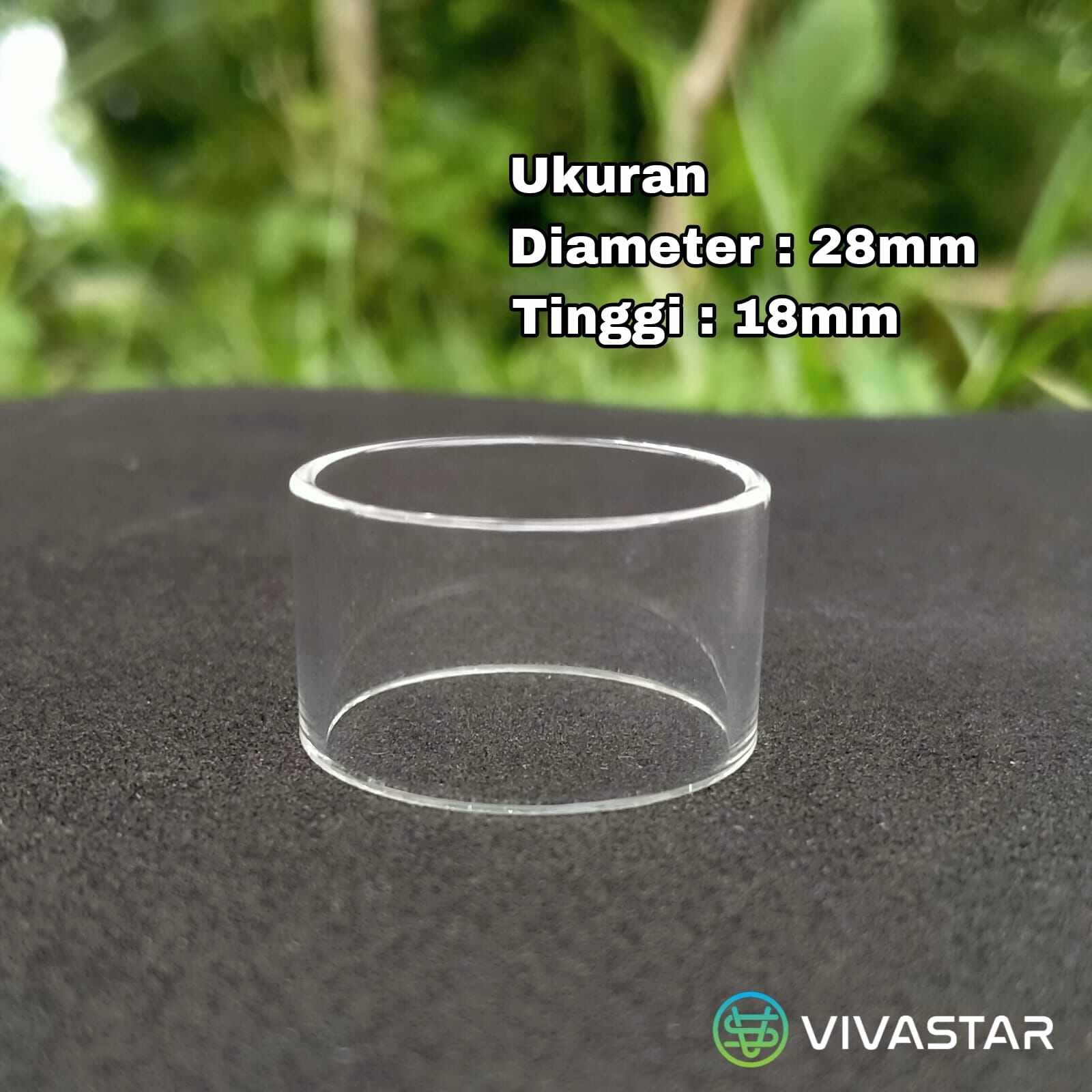 Tabung Kaca Glass 28x18mm Tube Lurus Gelas Khusus Tahan Panas | Lazada ...