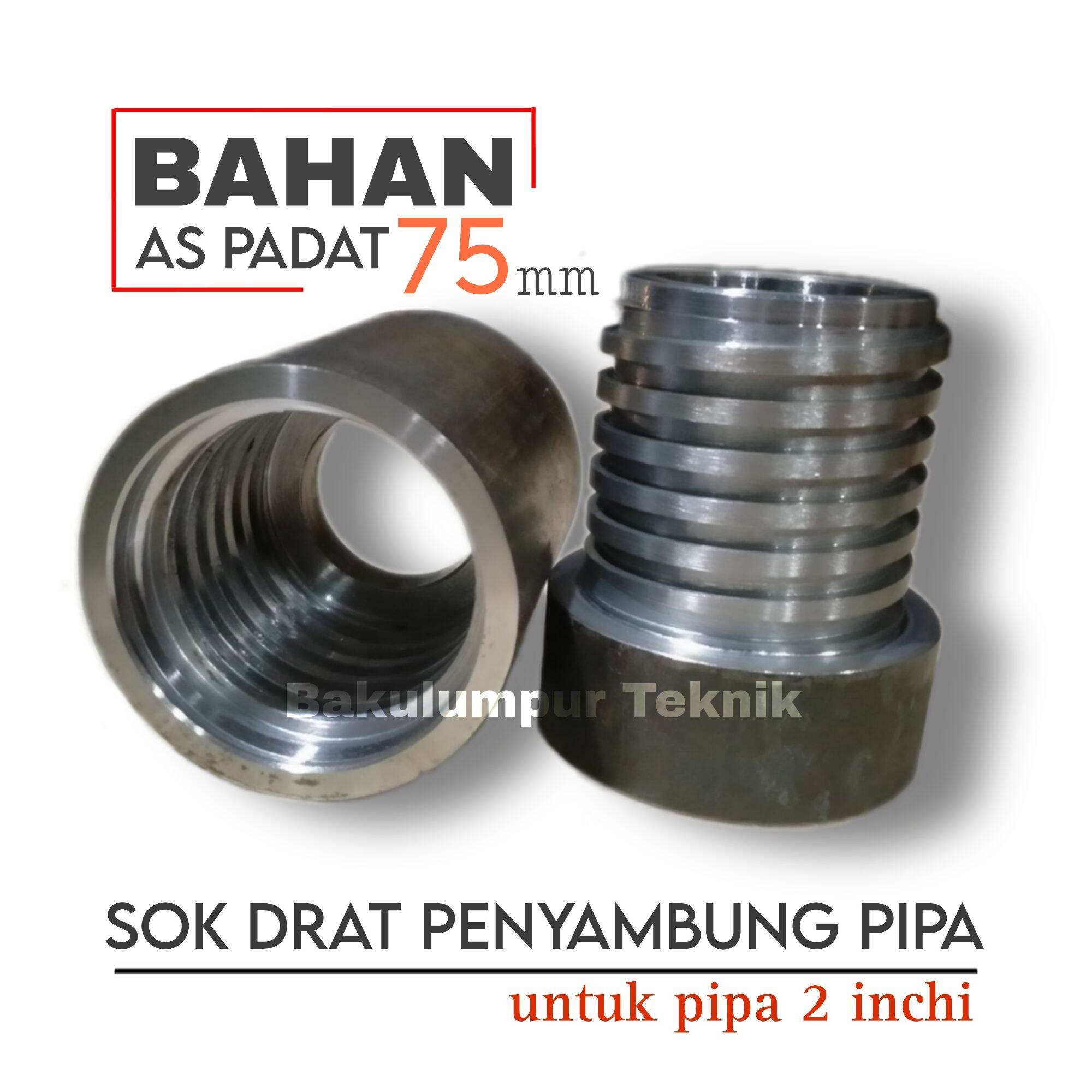 Shock Drat Bor Sumur ukuran 2 Inc/Dim Sok Drat Pipa Bor Sumur Sock Drat ...