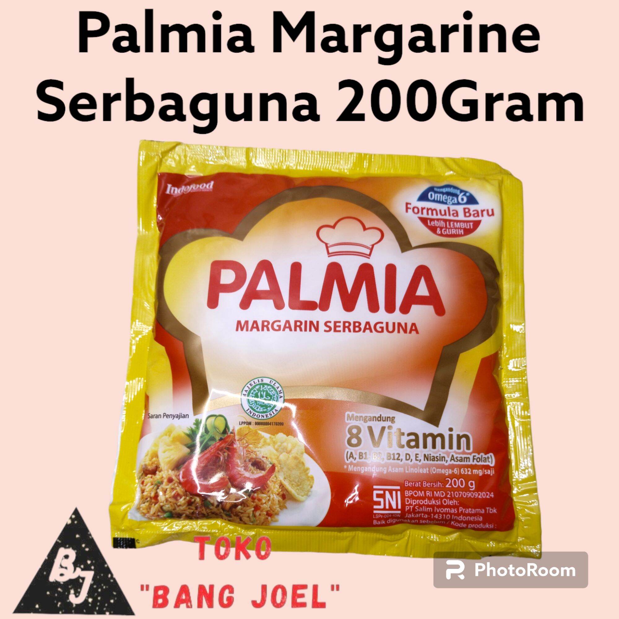 Palmia Margarin Serbaguna 200Gram / Palmia Butter Margarin Kemasan ...