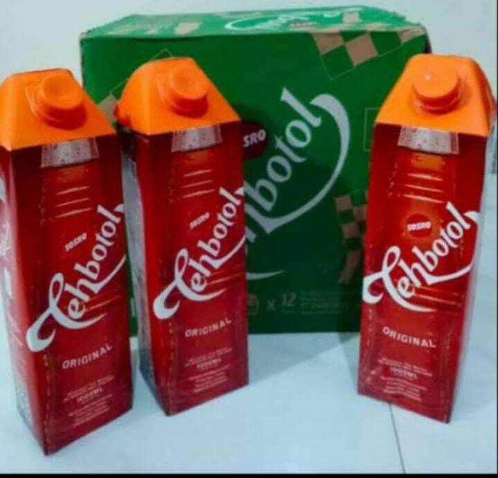 teh botol kotak 1 liter | Lazada Indonesia