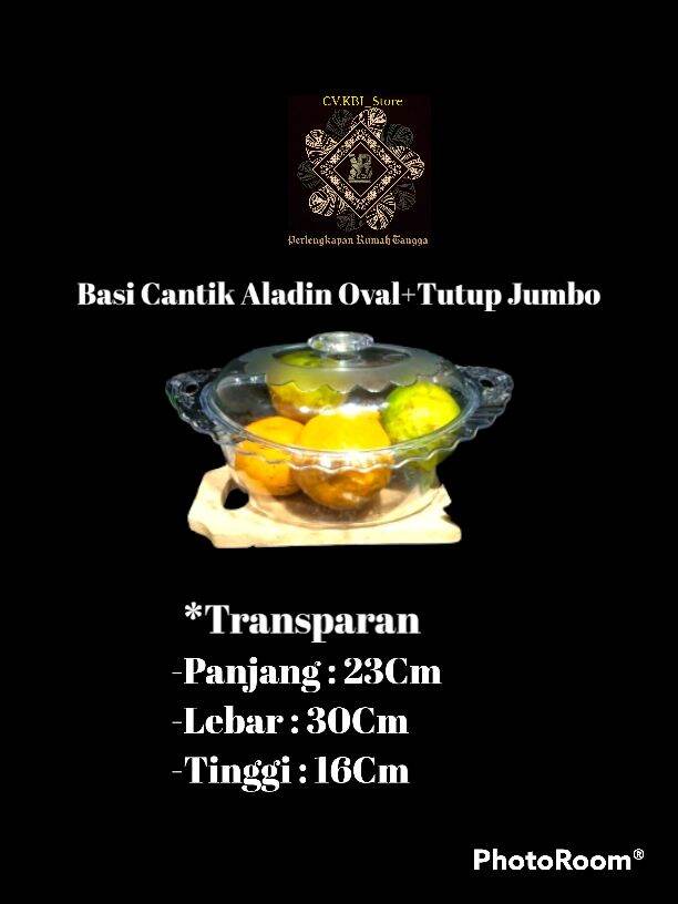 Tempat sayur cantik Tempat sayuran aladin oval jumbo | Lazada Indonesia