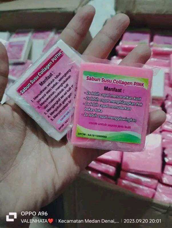 SABUN SUSU COLLAGEN 100% ORIGINAL BPOM / SABUN SUSU COLLAGEN VIRAL ...