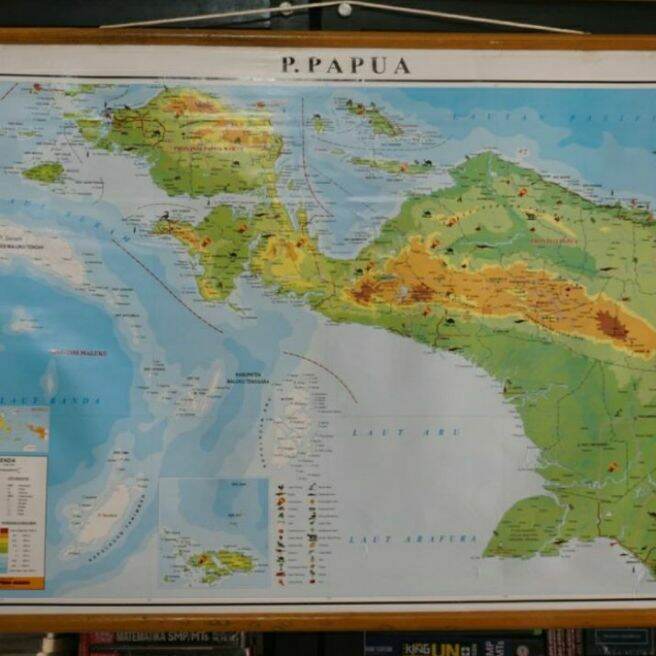 PETA PAPUA BINGKAI | Lazada Indonesia