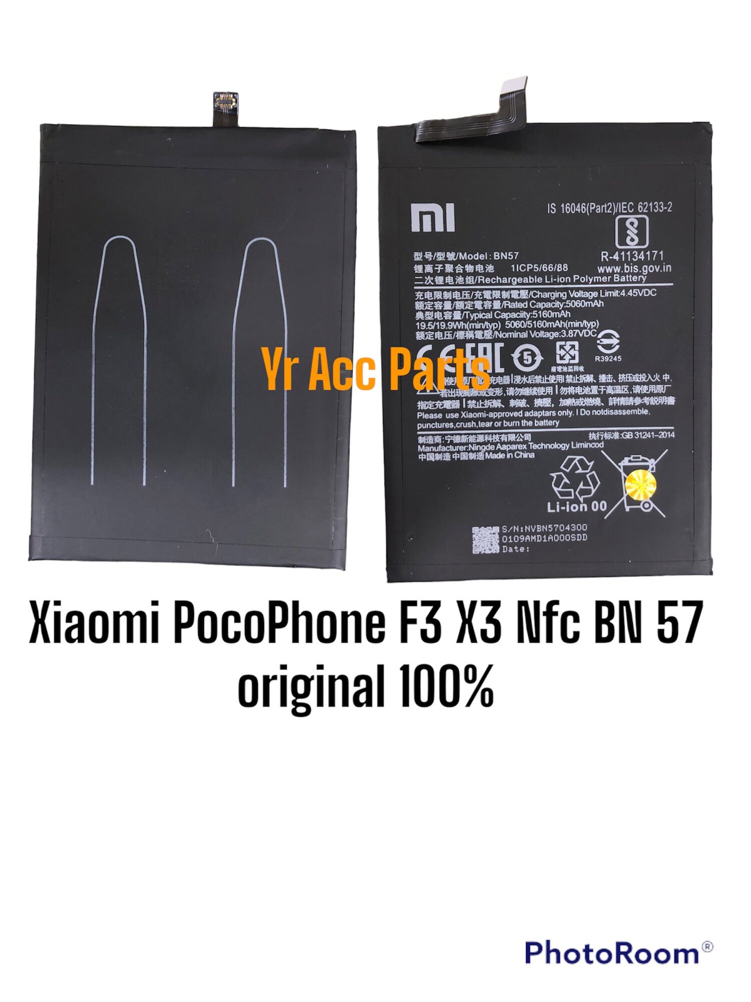 Baterai Xiaomi Poco F3 X3 nfc BN 57 original 100% | Lazada Indonesia