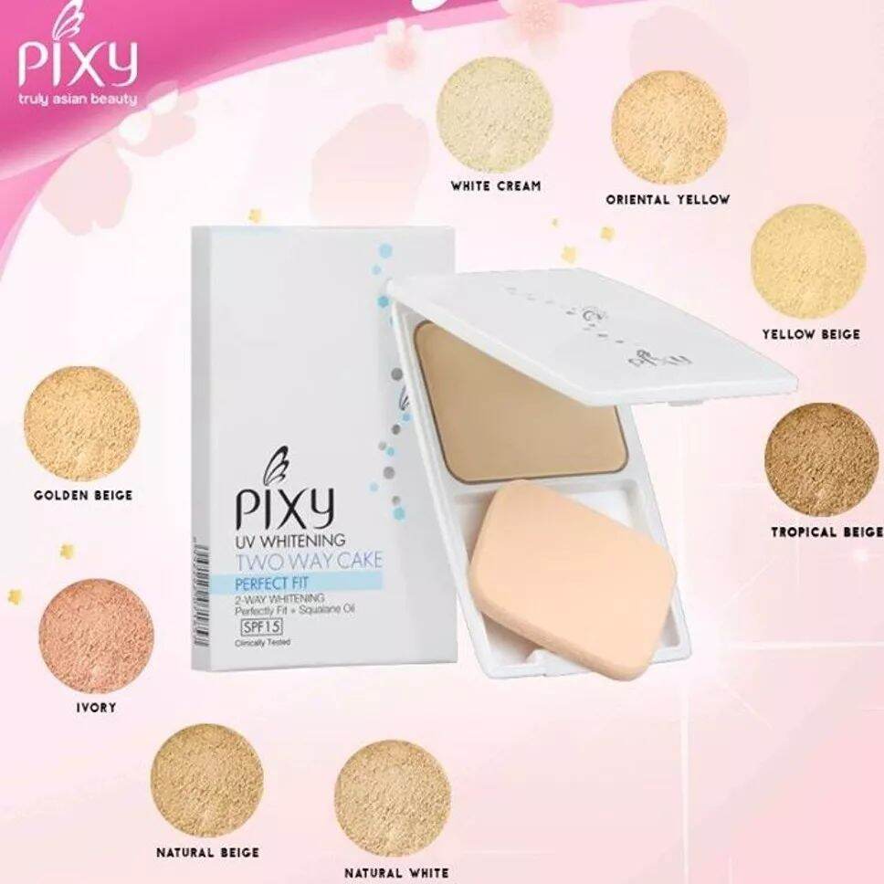 Pixy Two Way Cake Perfect Fit Full Kaca | Lazada Indonesia