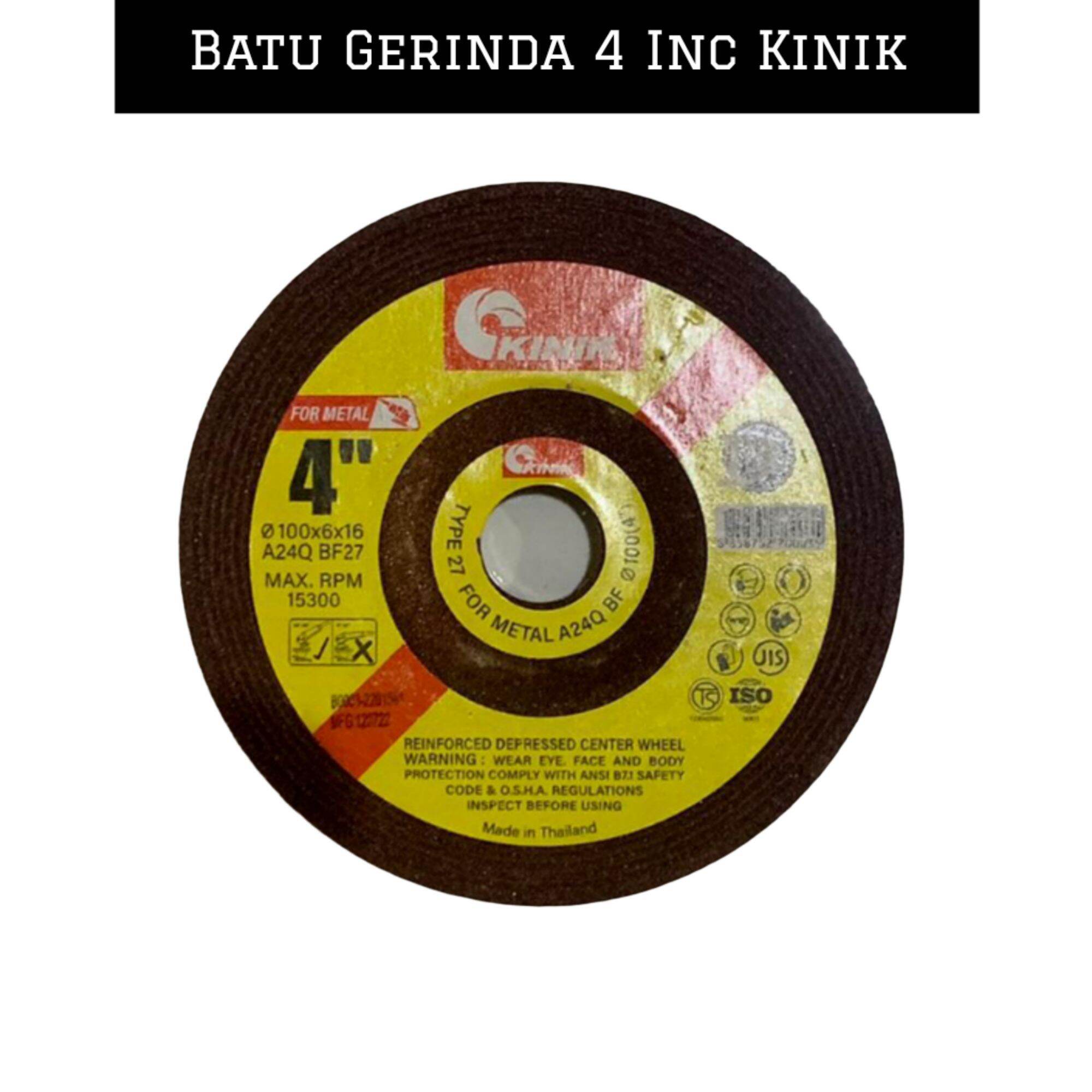 Batu Gerinda 4" Poles Besi | Batu Gurinda 4 Inc Kinik A24Q | Lazada ...