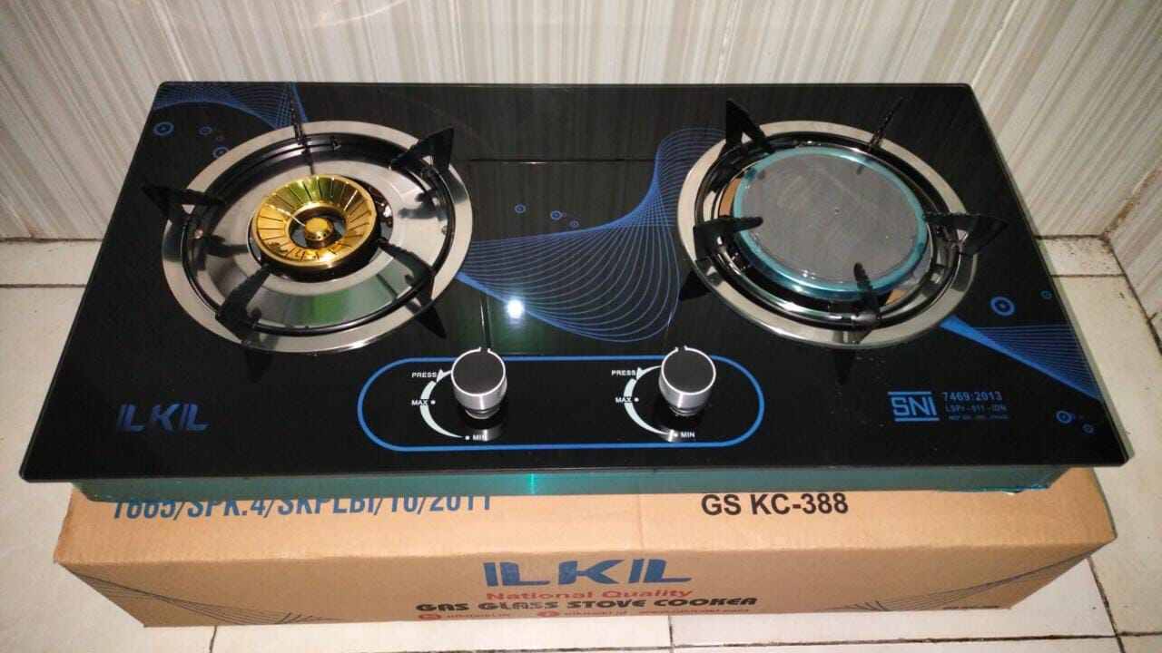 Kompor Kaca LKL Burner Api Biru & Tungku Bara / Infra Merah | Lazada ...