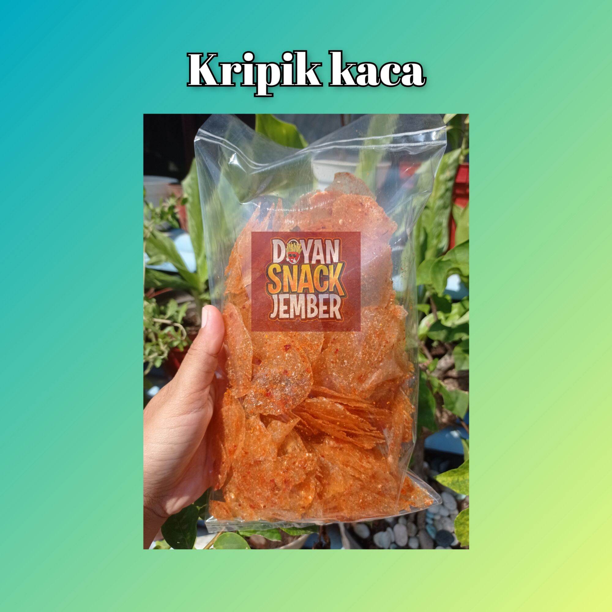 KERIPIK KACA PEDAS - KRIPIK KACA - KRIPCA PEDAS - KRIPCA SNACK ...