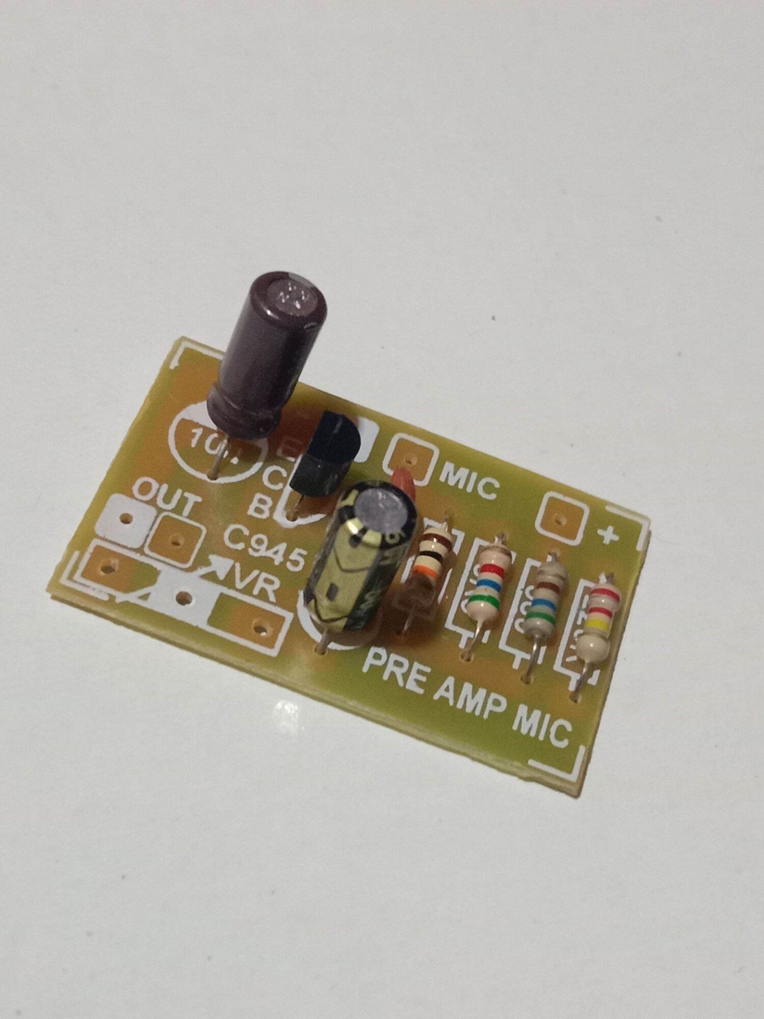 Kit Pre Amp Mic - Penguat Mic 1 transistor | Lazada Indonesia