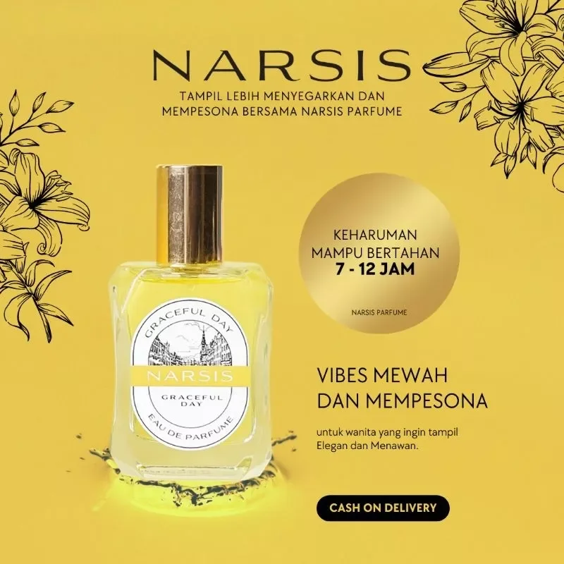 Parfum Narsis Greceful Day Parfum Wanita Wangi Tahan Lama Parfum Murah ...