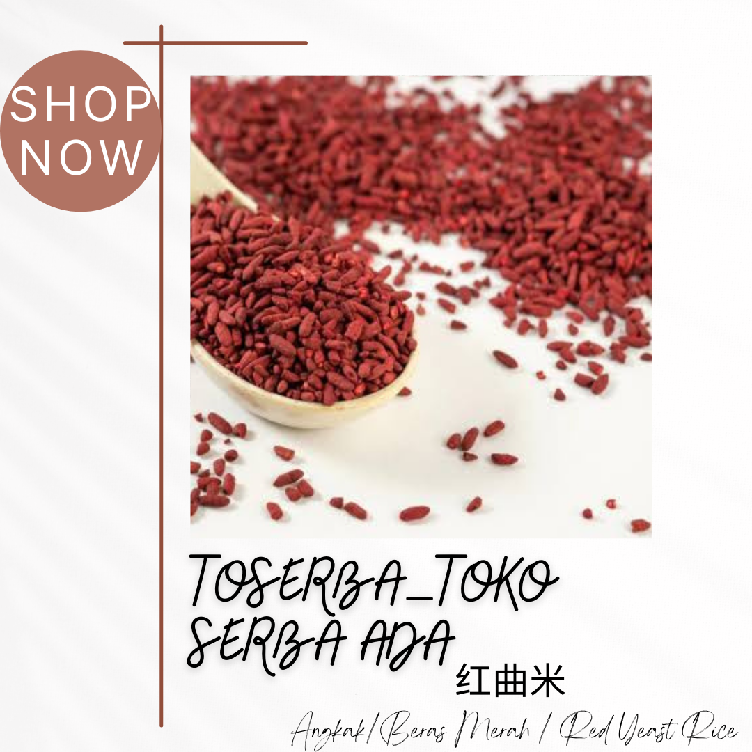 100gr Herbal Hong Qu Mi 红曲米 Angkak DBD Red Fermented Rice Red Kojic ...