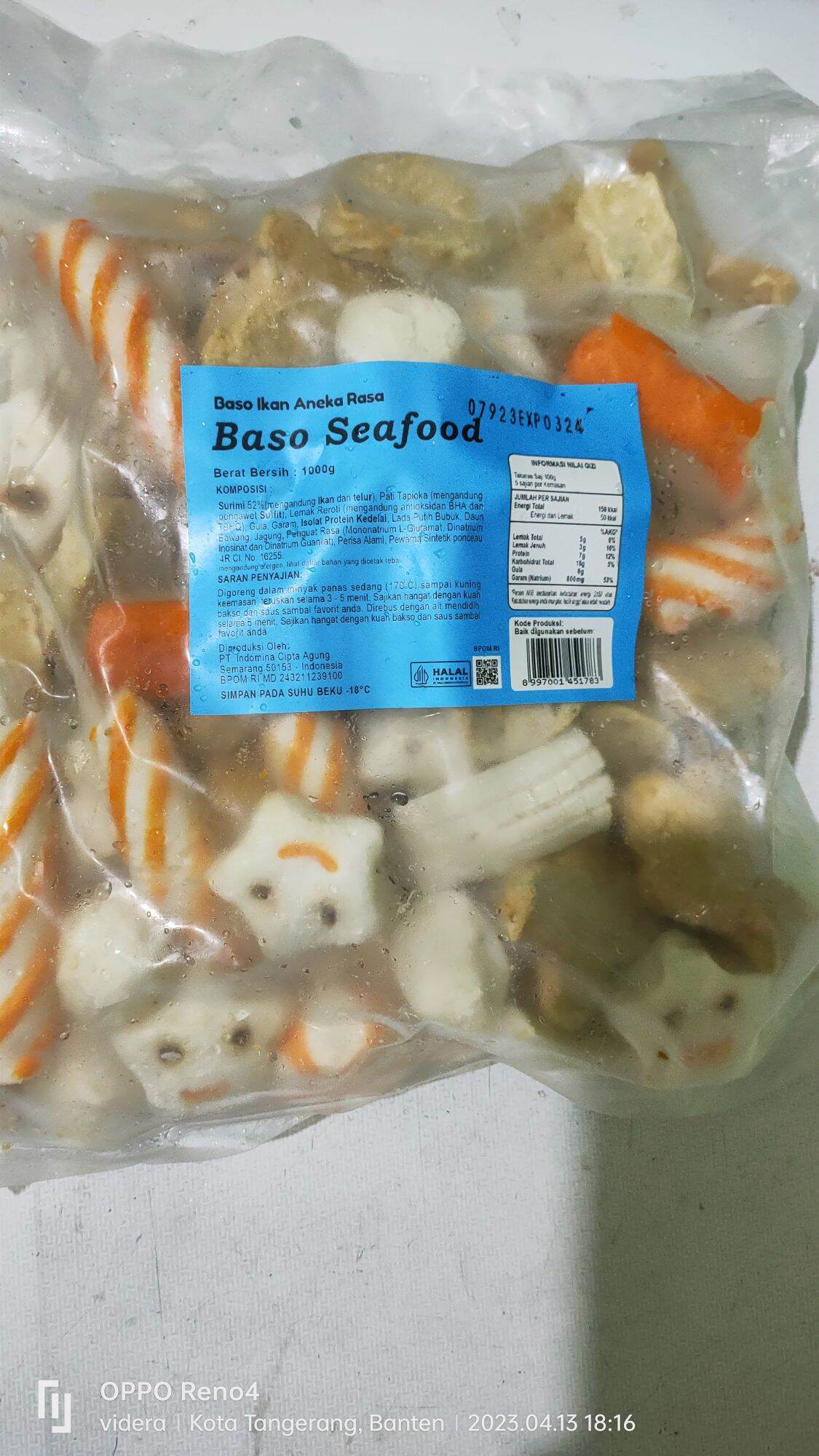 baso seafood mix indomina kemasan 1kg | Lazada Indonesia