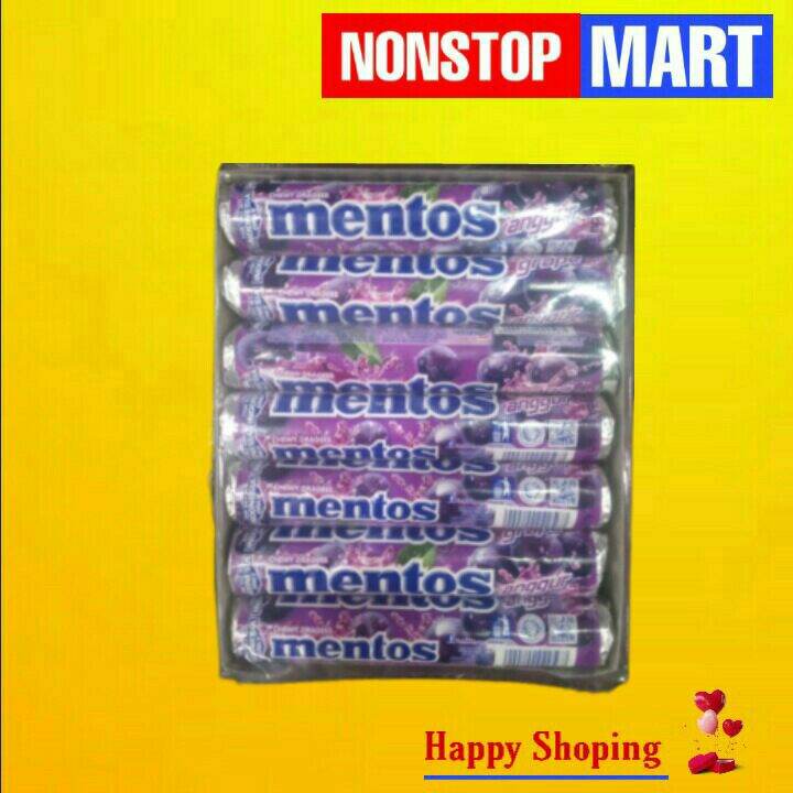 MENTOS permen roll 1 pack isi 14 stick x 29gr | Lazada Indonesia