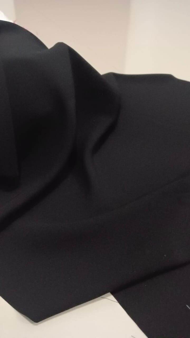 kain meteran jetblack wolfis LEUWITEX hitam pekat per 0,5 meter ...