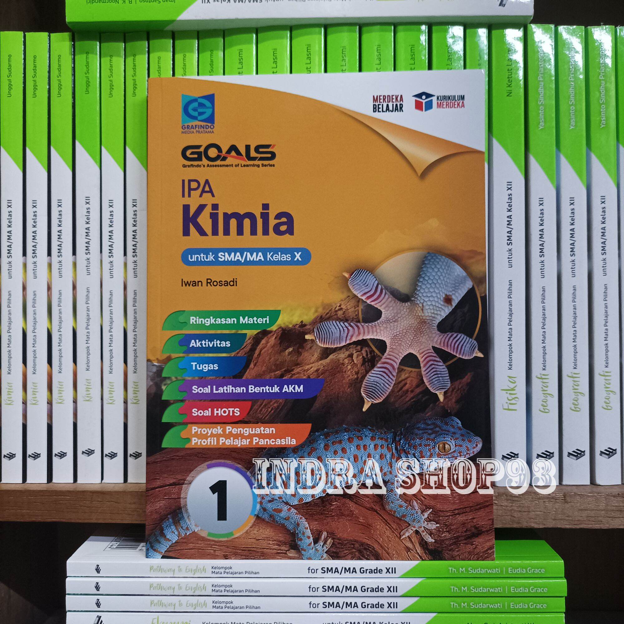 Buku Soal Goals IPA Kimia Kelas 1/X/10 SMA Grafindo Kurikulum Merdeka | Lazada Indonesia
