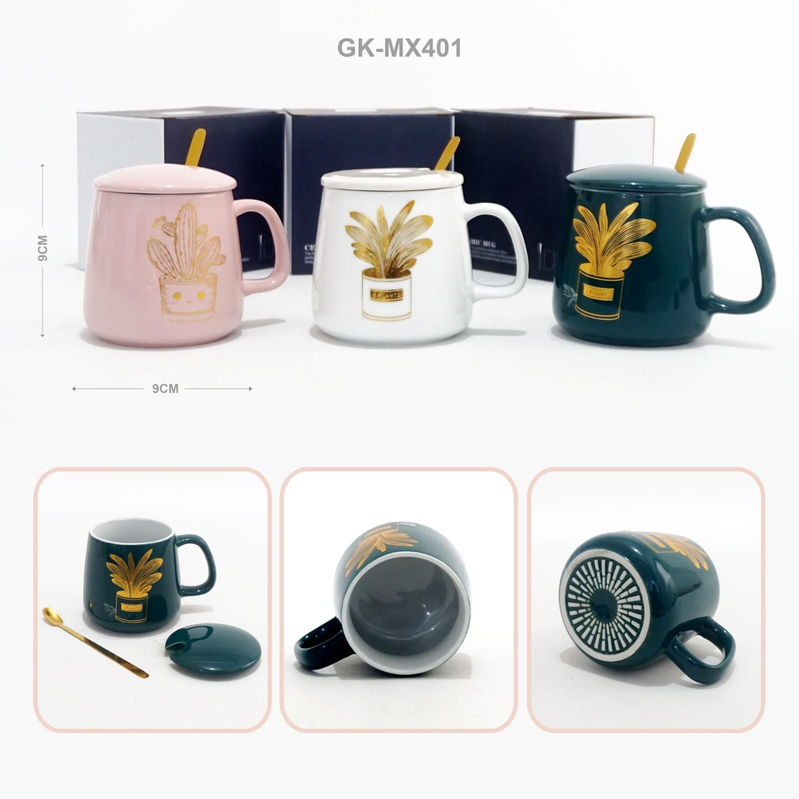 Gelas Keramik Modern/ Gelas Keramik/Gelas Kerami Motif | Lazada Indonesia