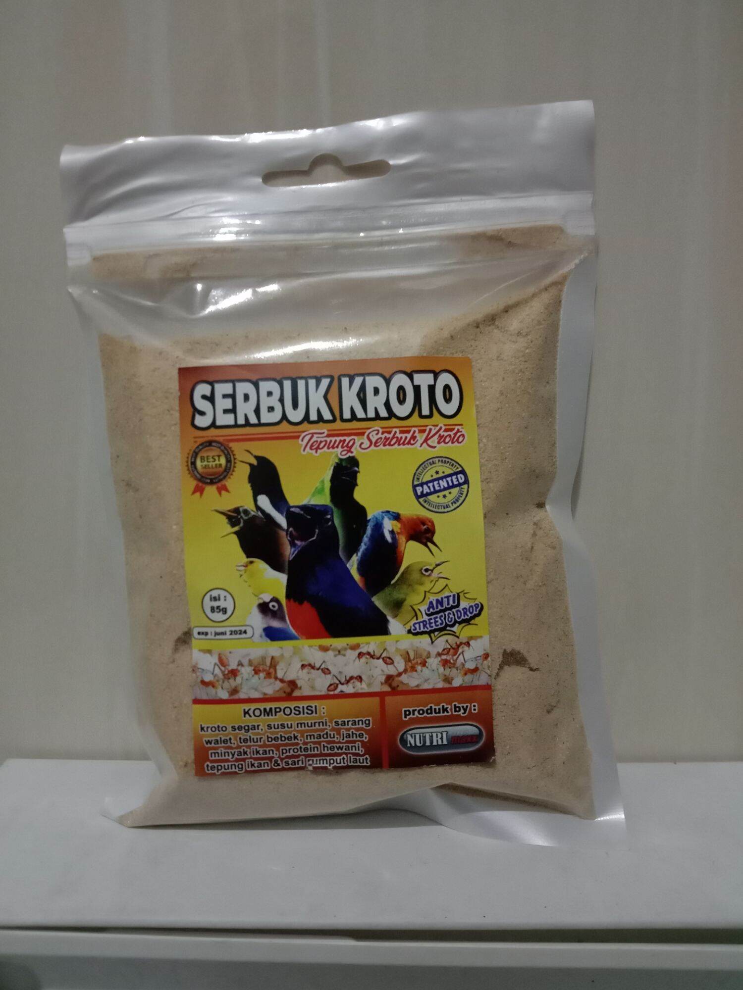 SERBUK KROTO Murni Protein Burung Murai Batu Ciblek Pleci | Lazada ...