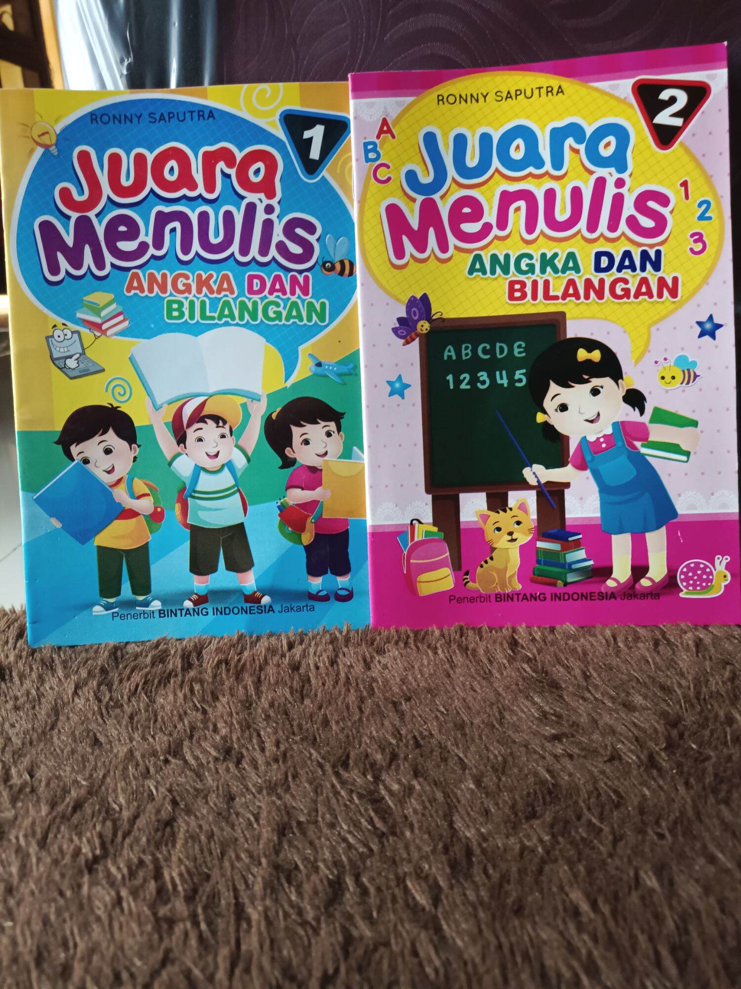 buku juara menulis angka dan bilangan jilid 1-2 ukuran (15×23cm ...