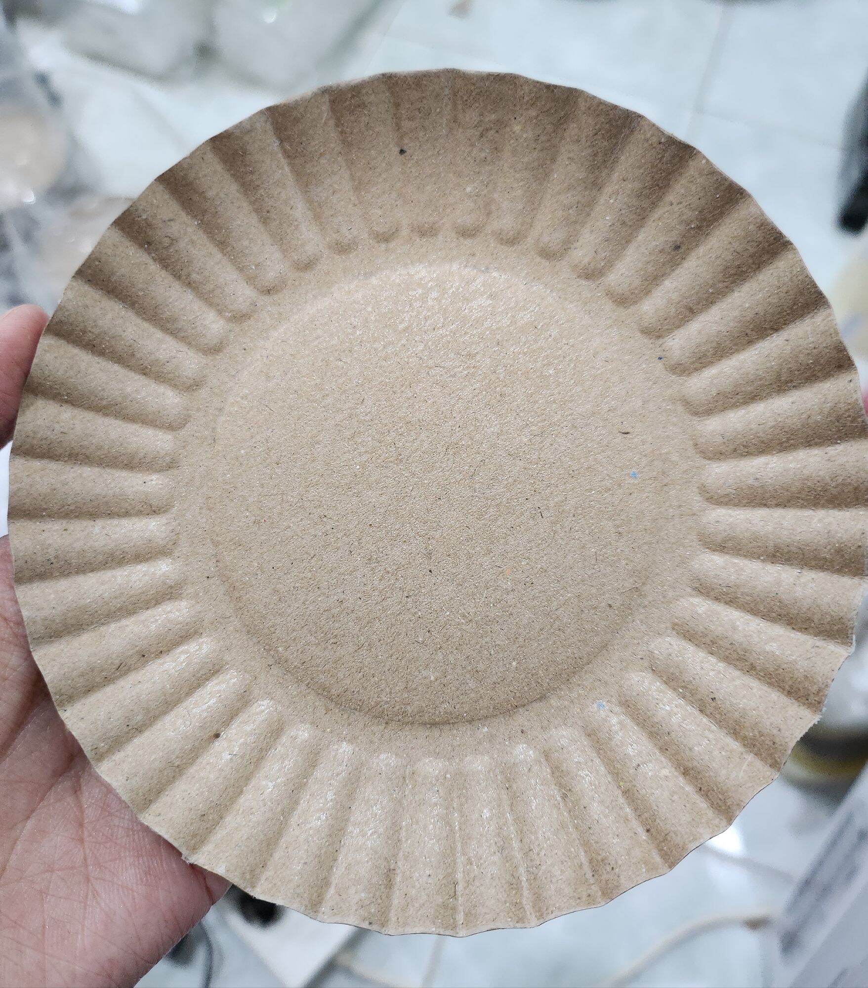 Piring Kue Emas & Piring Kue Kraft Ulang Tahun / Piring Mas Kertas (isi ...