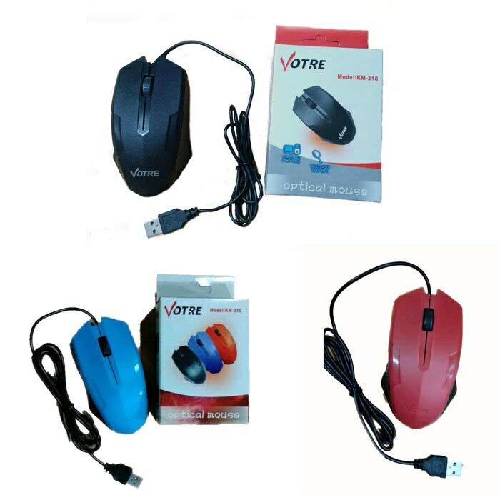 Votre Mouse Model Gaming Wired Optical - Mouse 310 usb Original km310 ...