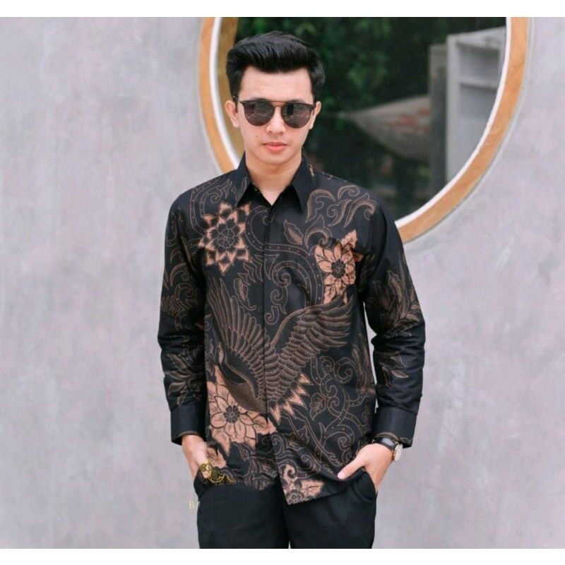 Batik Pria Modern Lapis Furing Lengan Panjang / Kemeja Batik Pria ...