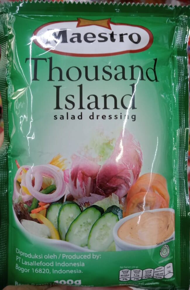 maestro thousand island salad dresing 100 gr | Lazada Indonesia