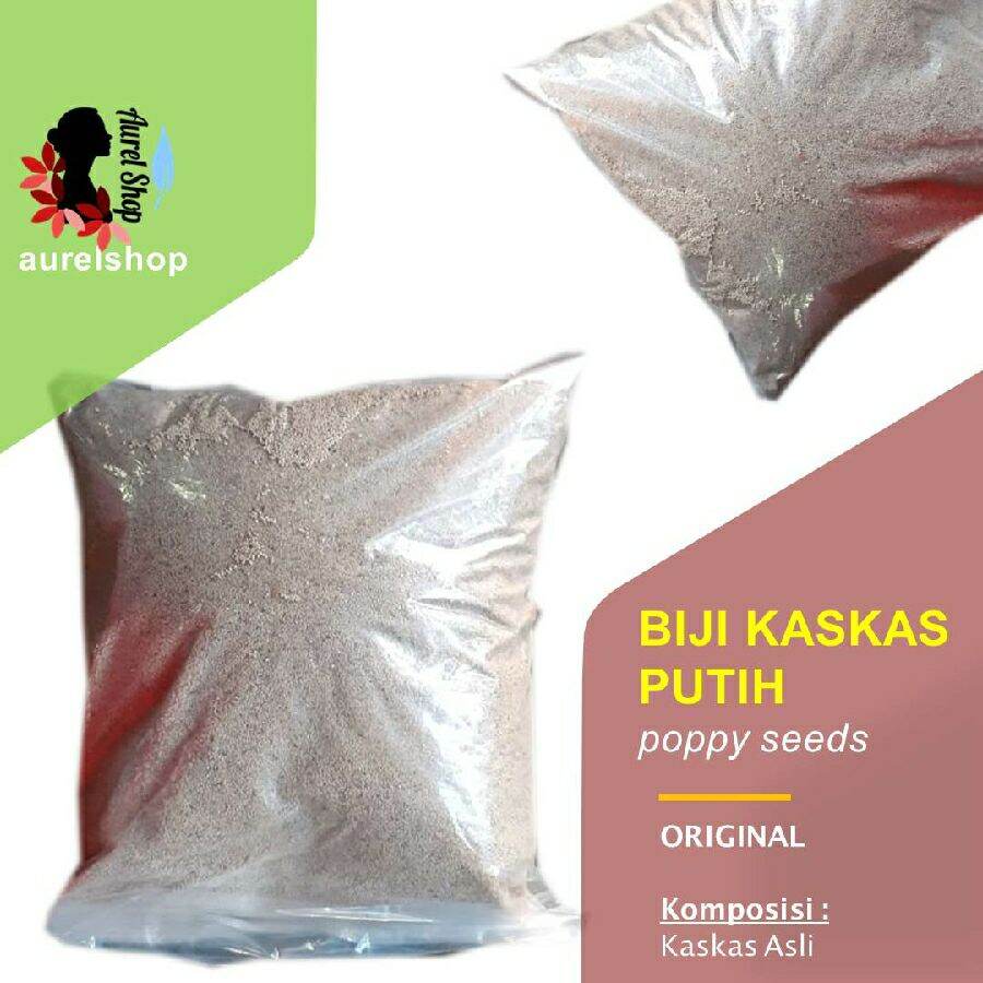 Biji Kaskas Kas Kas Kas-Kas Khas Khas Khus Khus White Poppy Seeds 1 kg ...