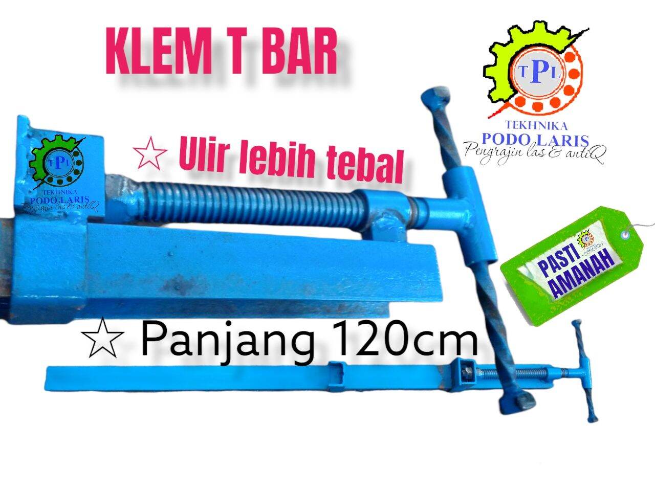 (ULIR LEBIH TEBAL ) KLEM T BAR P 120CM | Lazada Indonesia