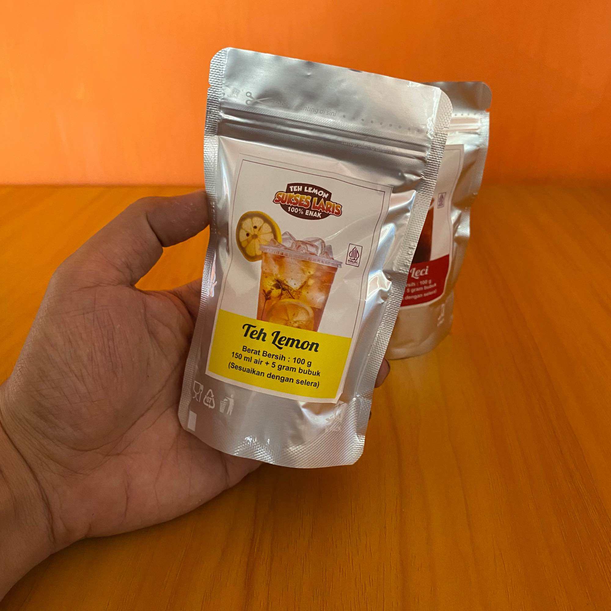 TEH BUBUK RASA LEMON RASA LECI 100 GRAM | TEH LEMON | TEH LECI | BUBUK ...