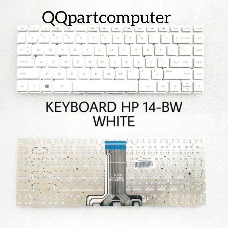 Keyboard Laptop HP 14-bw 14-bw015 hp 14-bw017au 240 G6 bs001tu PUTIH ...