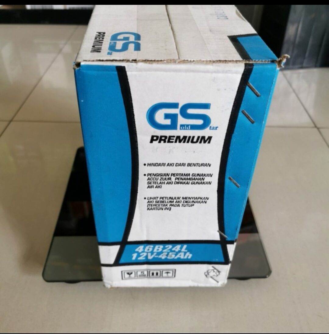 AKI BATERAI BASAH GS GOLDSTAR NS60L/46B24L TANPA AIR AKI | Lazada Indonesia
