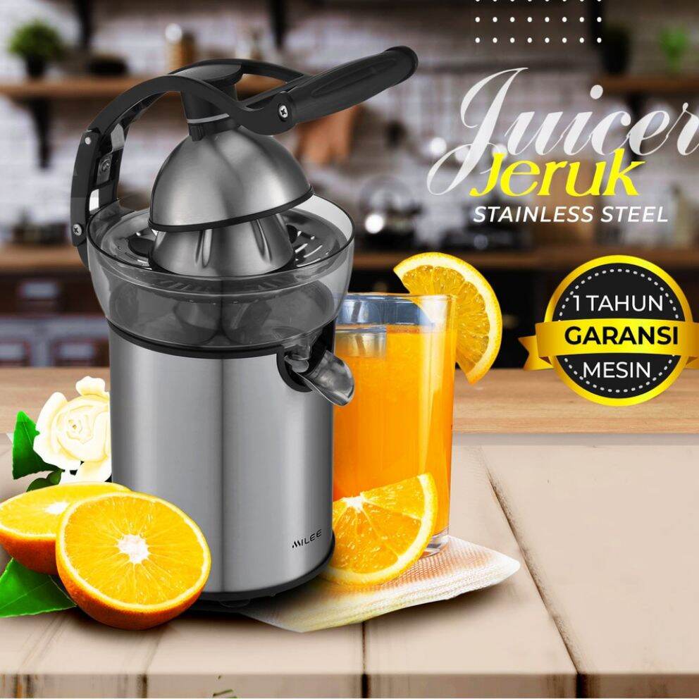 Slow Juicer Jeruk Lemon, Alat Peras/Perasan/Pemeras Jeruk Listrik ...