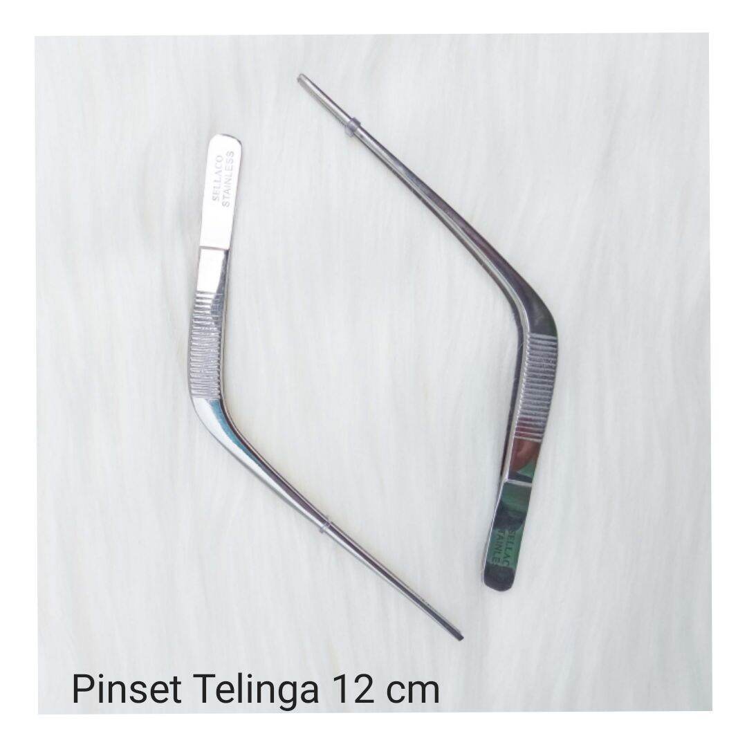 Pinset Bayonet Telinga 12cm Stainless Steel | Lazada Indonesia