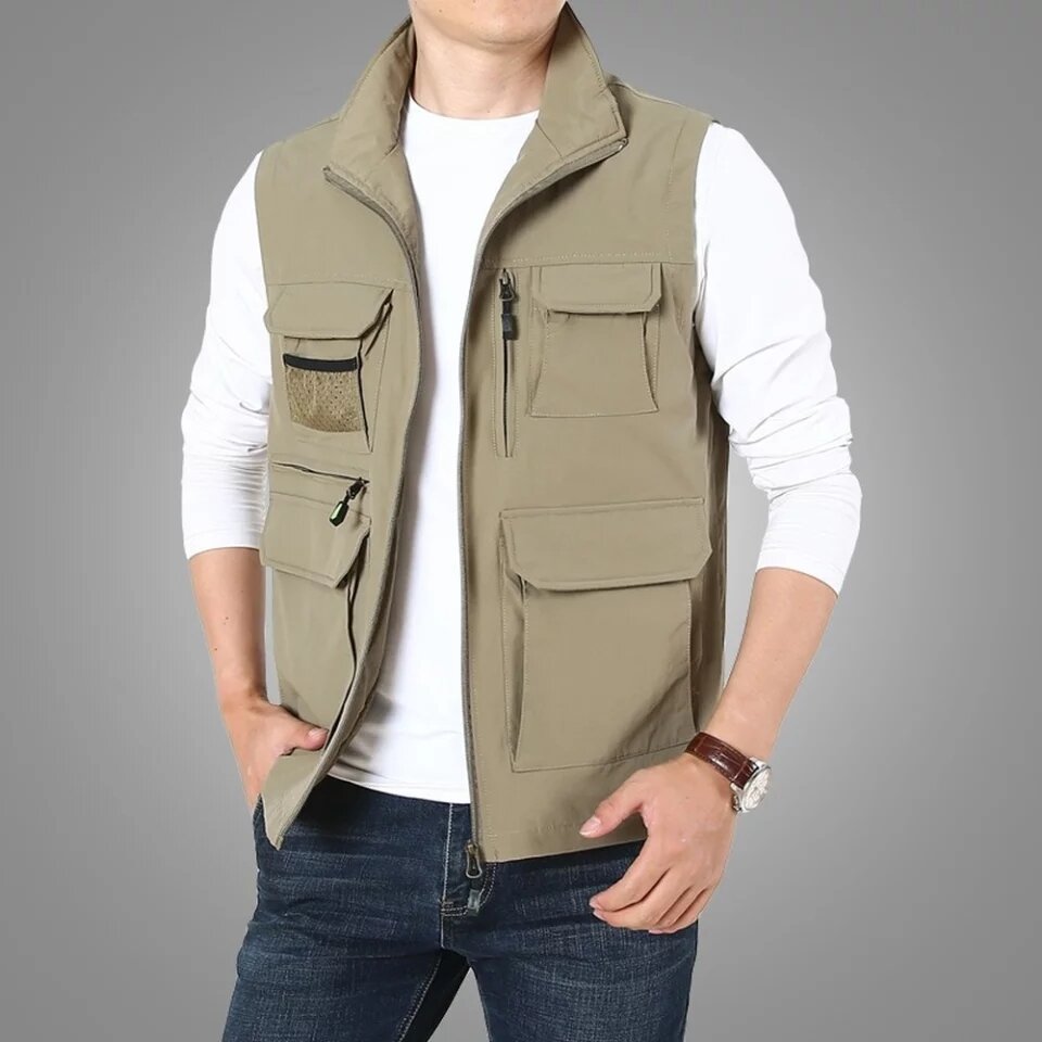 rompi tactical oudoor / rompi vest / rompi kantor / rompi casual ...