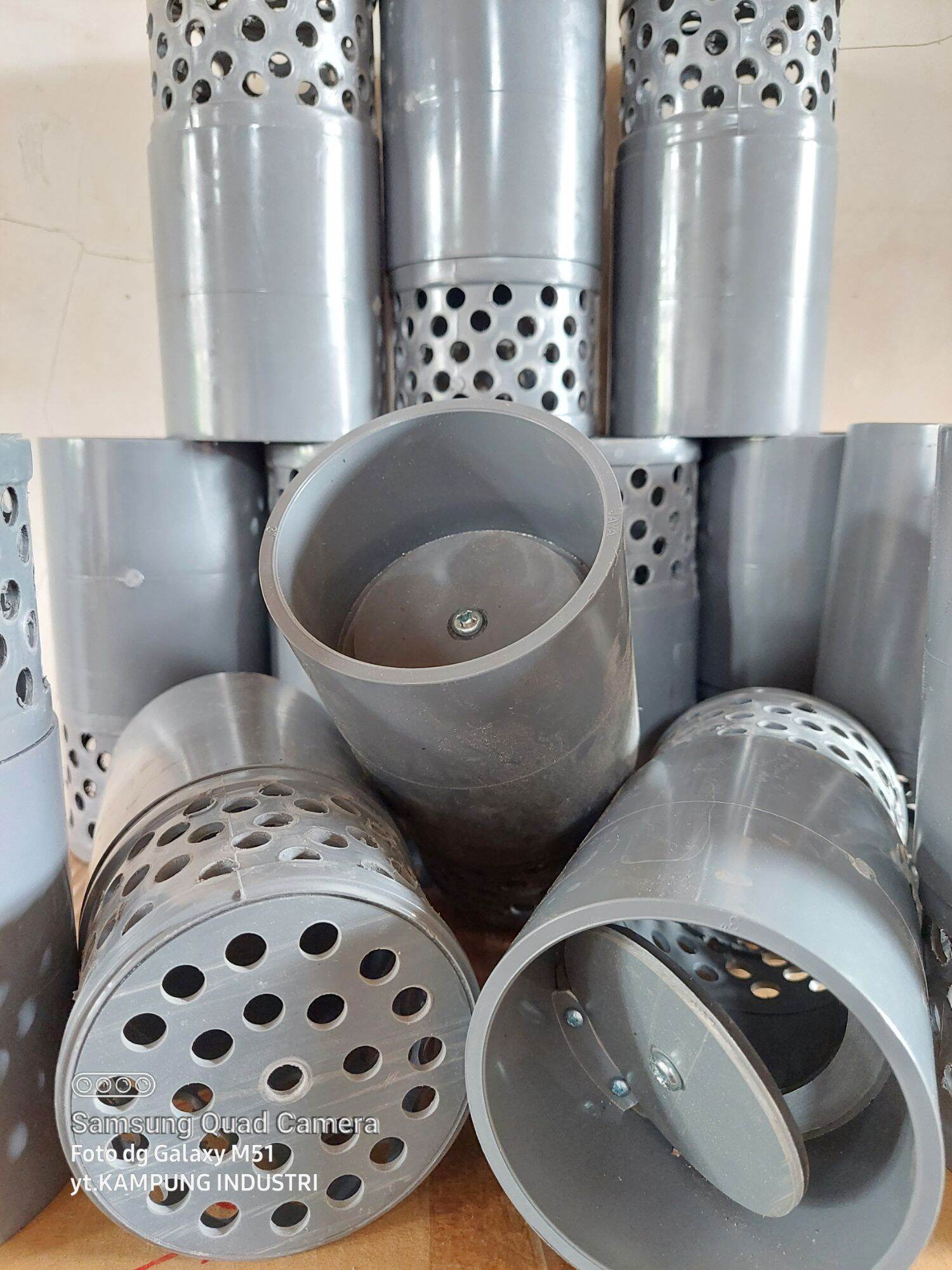 tusen klep pompa air 2 inch klep bawah katup valve pvc dengan saringan ...