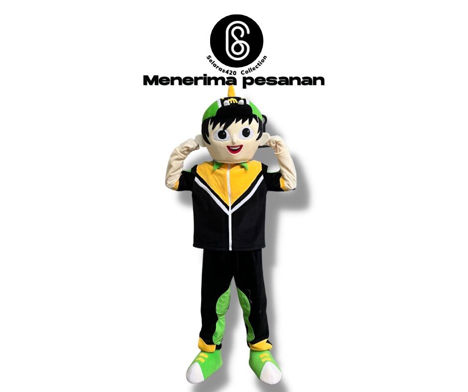 KOSTUM BADUT MASKOT KARAKTER BOBOIBOY | Lazada Indonesia