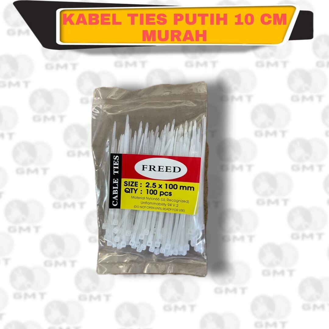 KABEL TIES TALI RIVET MURAH HITAM PUTIH 10 CM & 15 CM | Lazada Indonesia