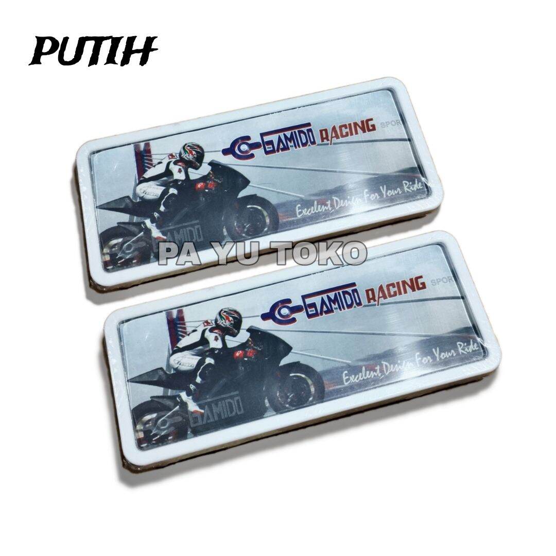 BINGKAI PLAT NOMOR MOTOR AKRILIK / TEMPAT PLAT NOMOR MOTOR UNIVERSAL ...