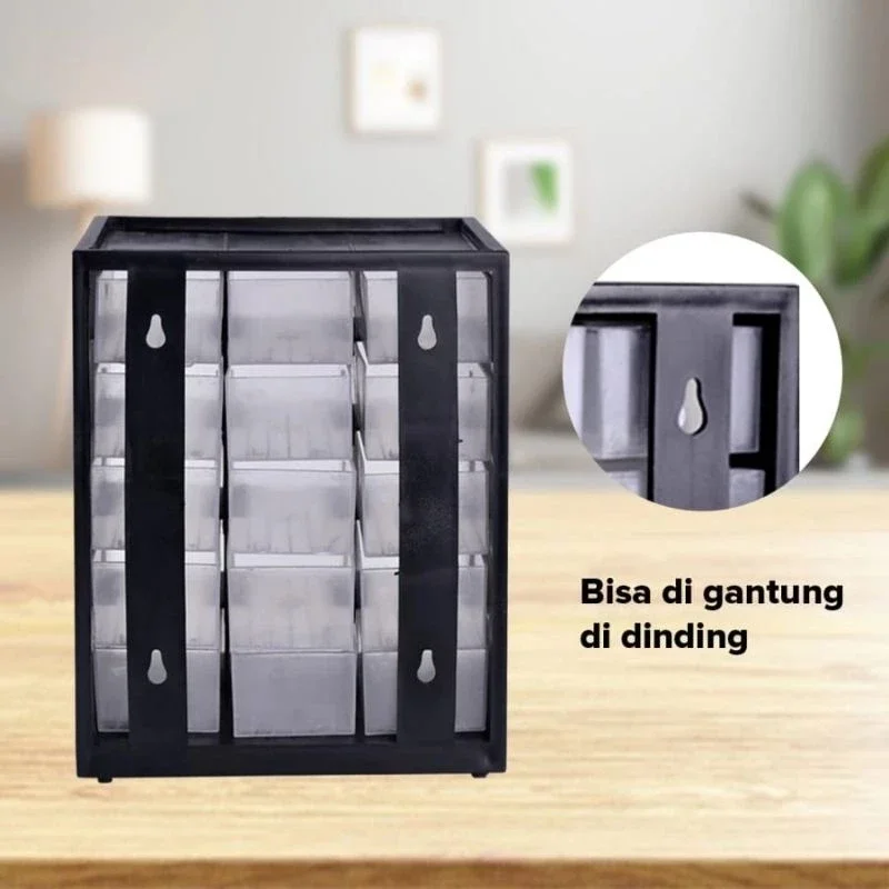 KENMASTER rak komponen 15 Slot DAN 25 slot / rak spearpart 15 susun ...