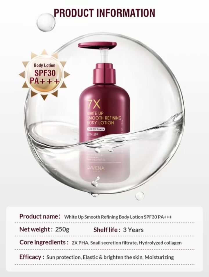 Hb siang daviena | Body lotion daviena spf 30 | White up smooth ...