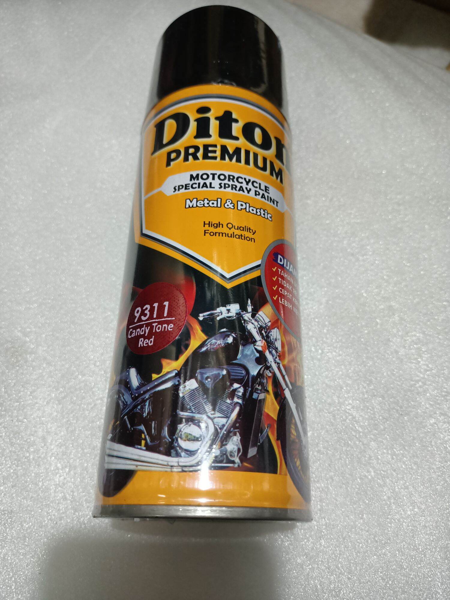 Diton Candy Tone Red Merah Cat Spray Paint Motor Original Diton ...
