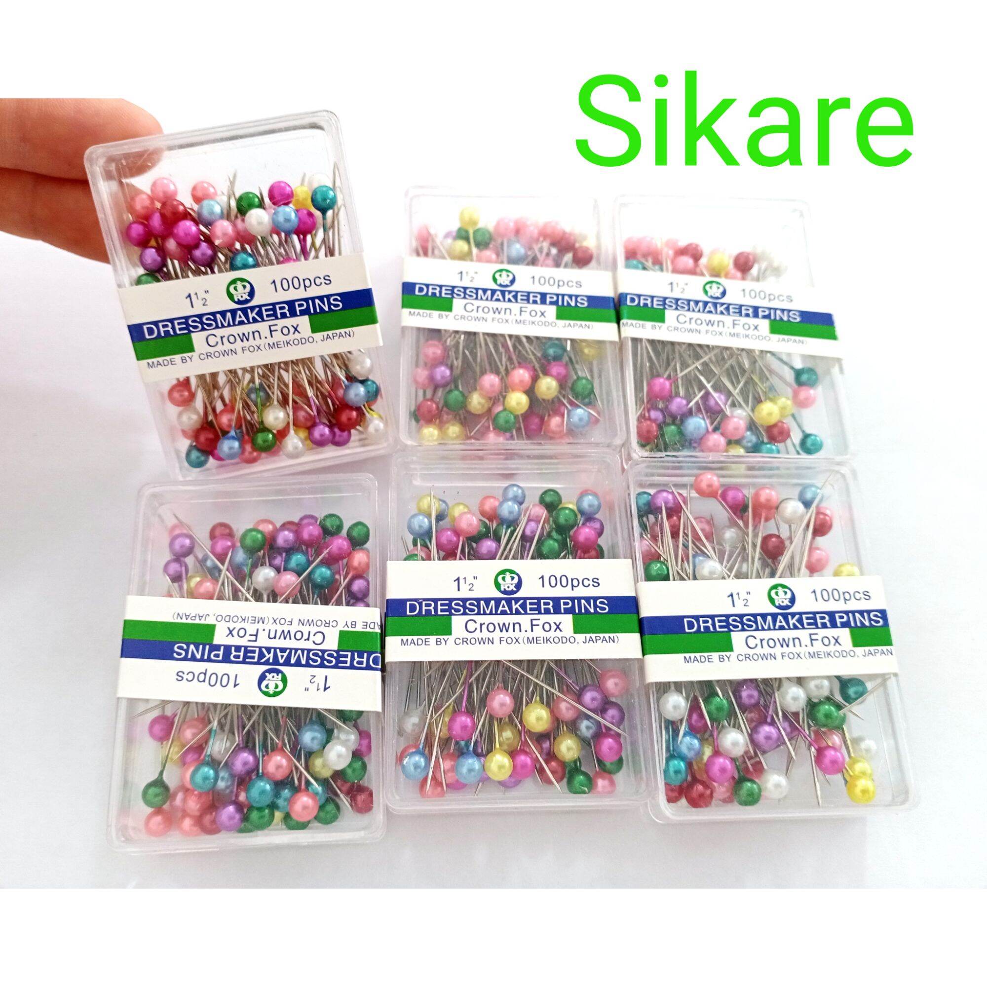 JARUM PENTUL STAINLESS BESAR/JARUM PENTUL WARNA/PIN HIJAB | Lazada ...