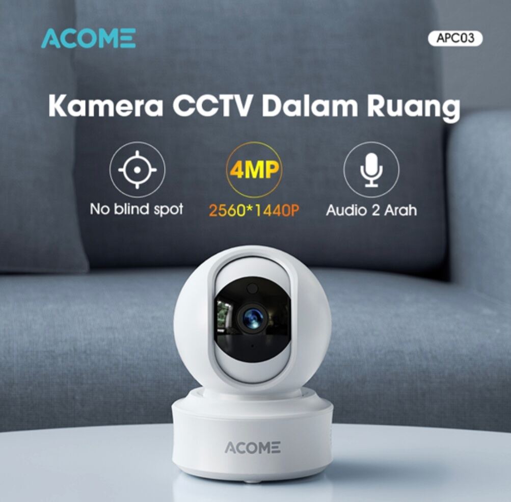 ACOME APC03 Smart Wifi Pan Tilt 4MP Camera | Lazada Indonesia