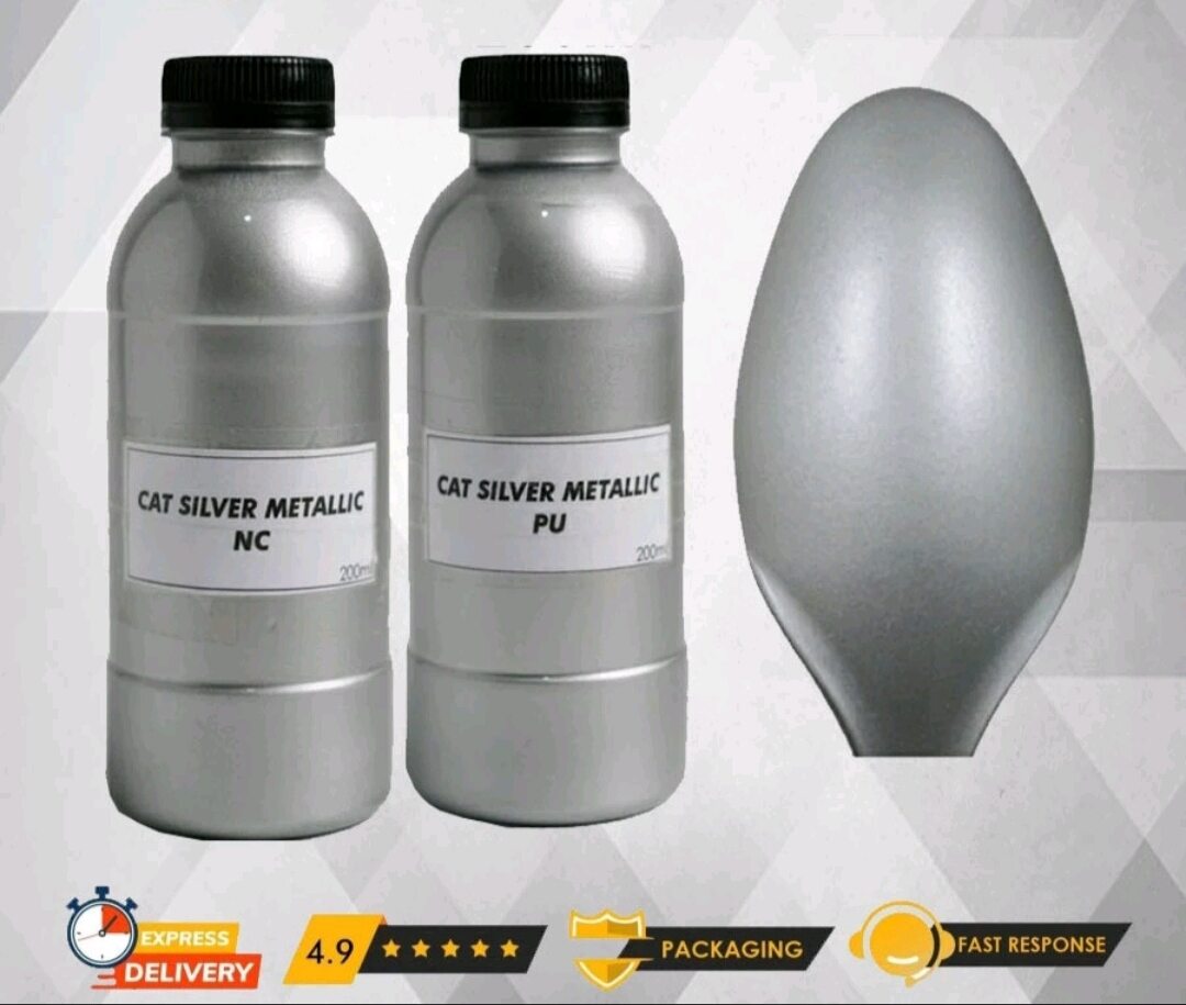 CAT DUCO SILVER METALIK mobil dan motor PU NC Murah | Lazada Indonesia