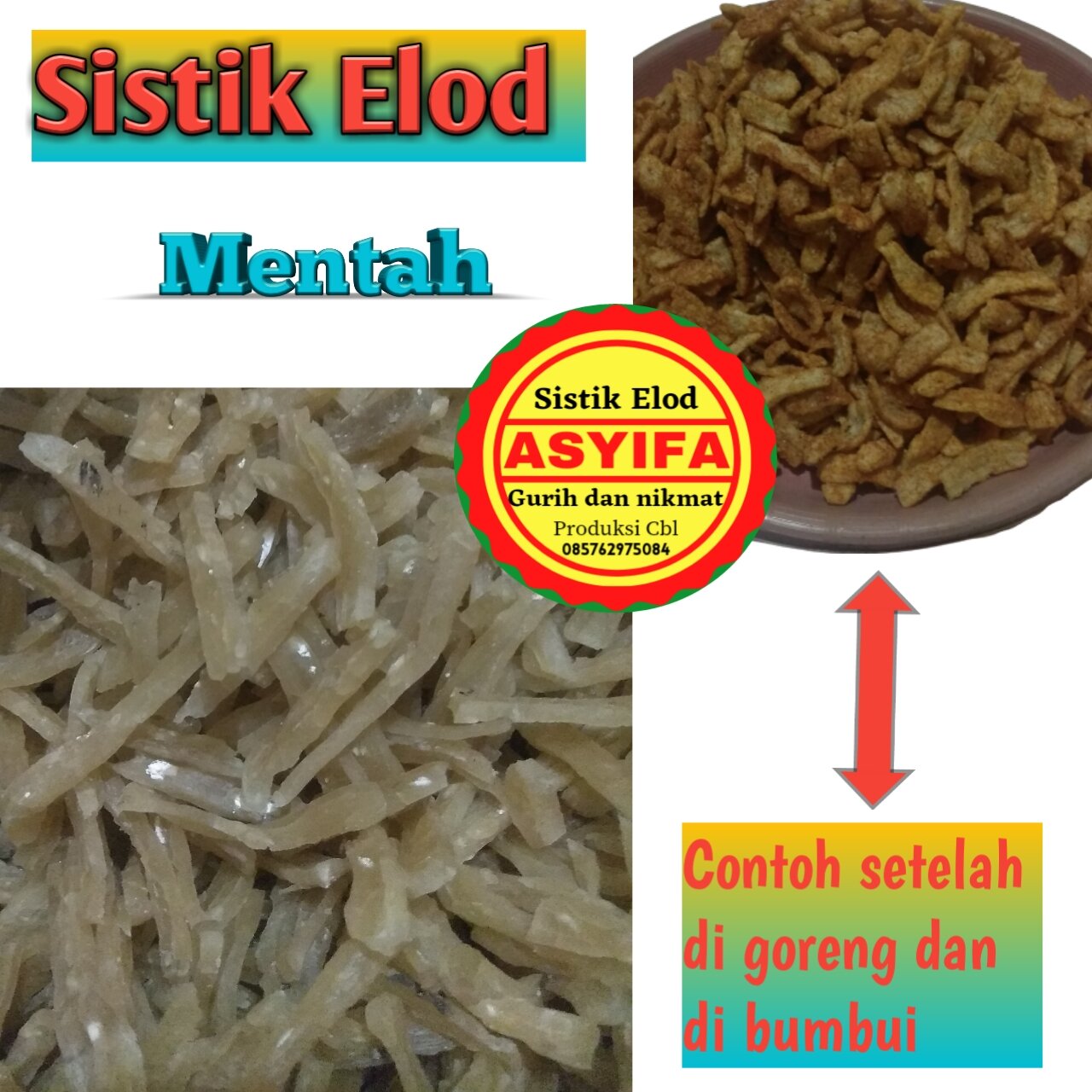 sistik elod mentah kemasan 200 grm | Lazada Indonesia