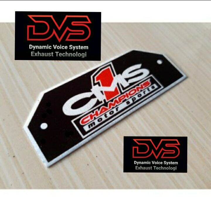 EMBLEM LOGO KNALPOT RACING MERK CMS GEN3 DAN SPRING | Lazada Indonesia