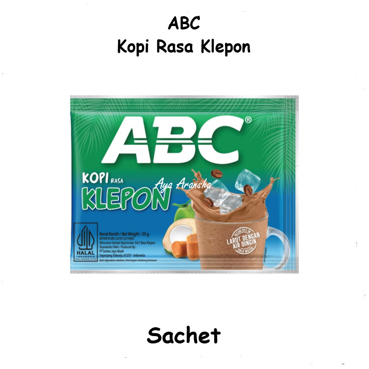 ABC Kopi Klepon 1 pcs x 25 gram-ABC I Kopi Rasa KLEPON-ABC KLEPON ...