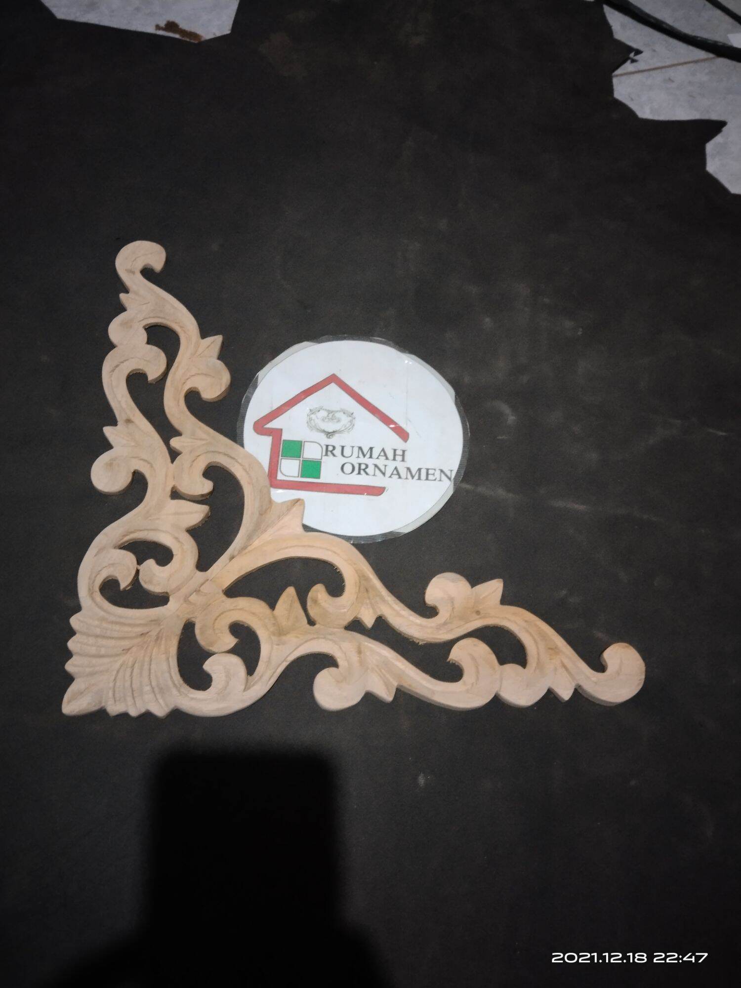 ukiran sudut ornamen ukir kayu mahoni 30x30 | Lazada Indonesia