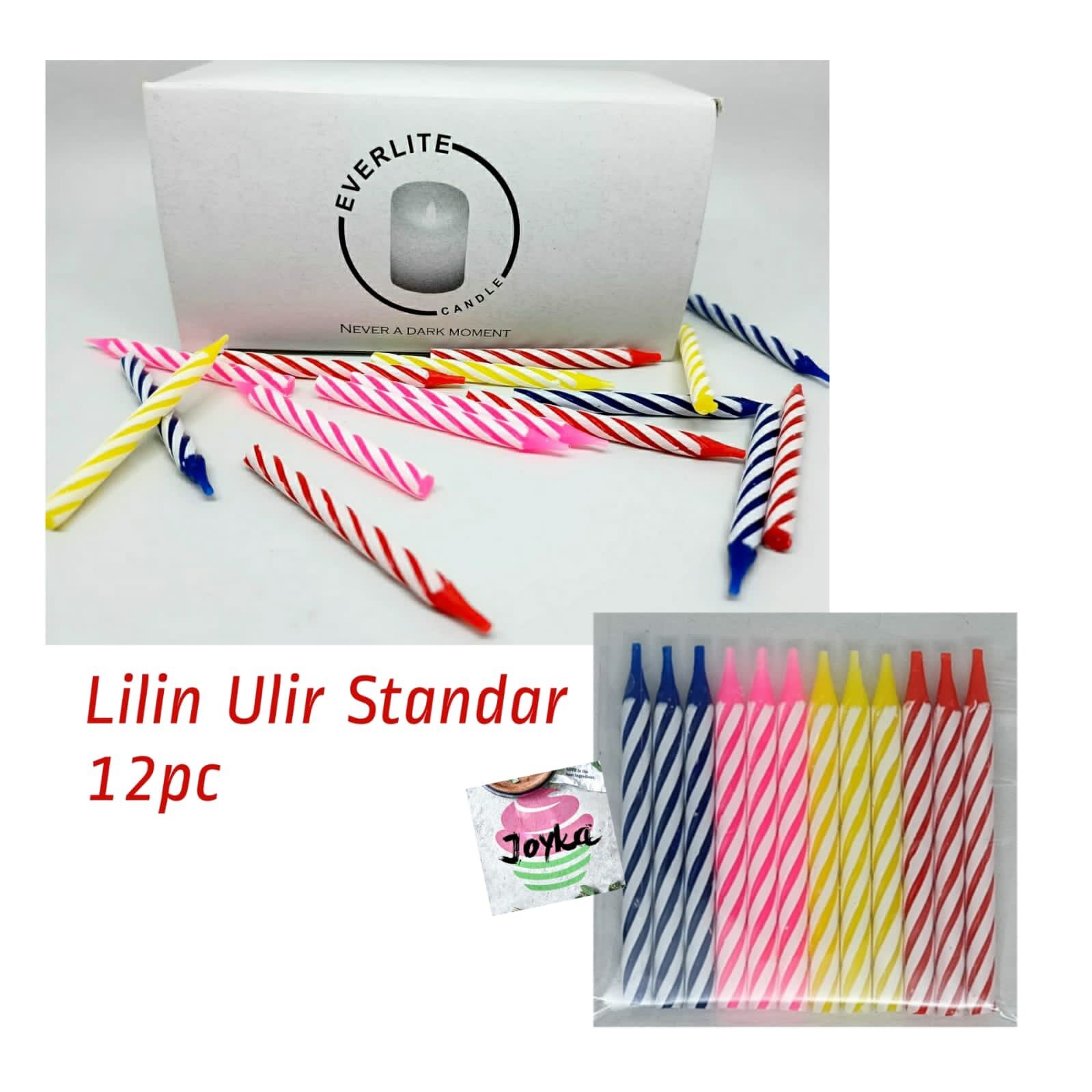 Lilin Ulir Standar isi 12pc | Lazada Indonesia