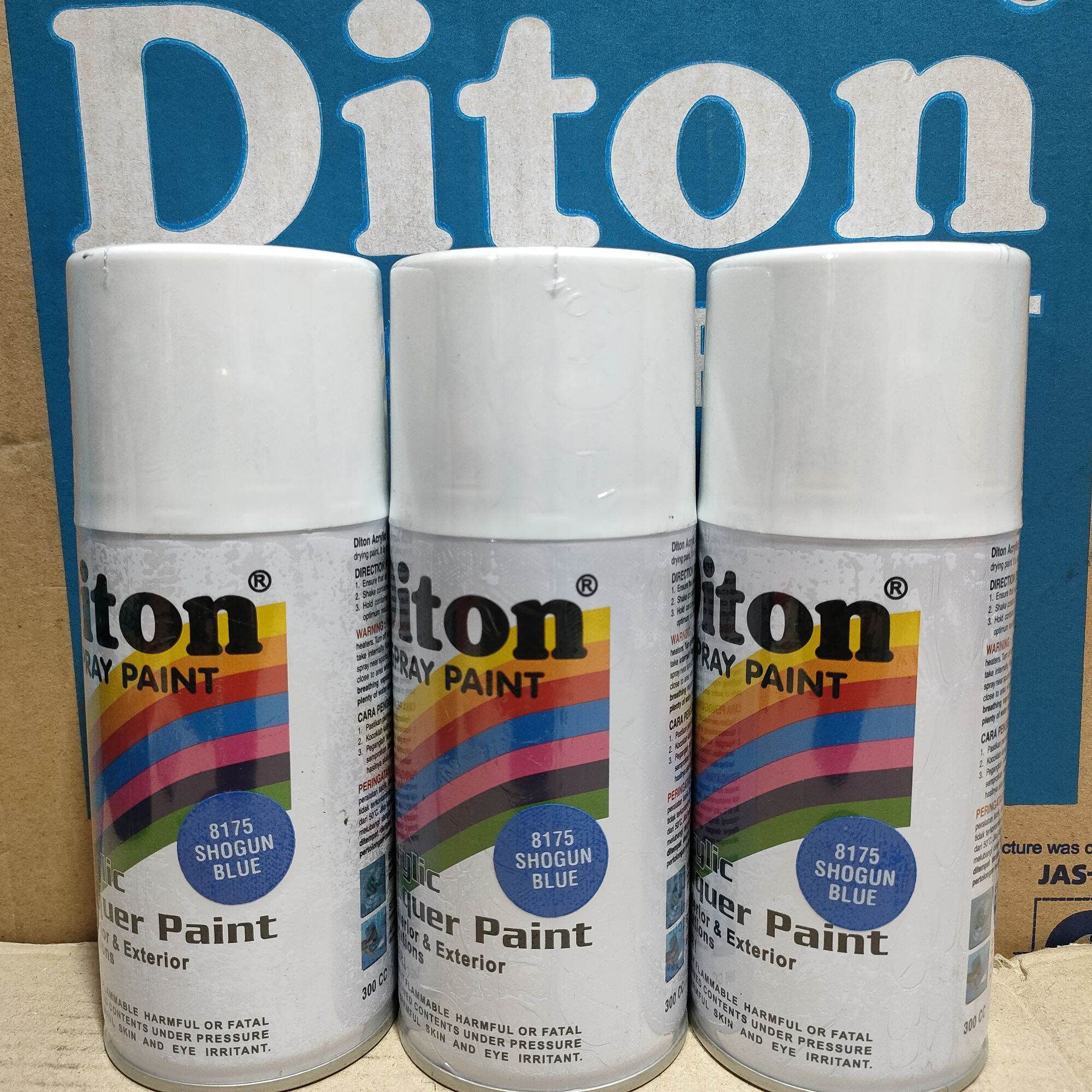 Pilox Pilok Diton Shogun Blue 8175 Biru Sogun 300cc Cat semprot Diton ...